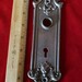 Large Victorian Cast Metal Back Plates, Detail in Relief. Pattern ...