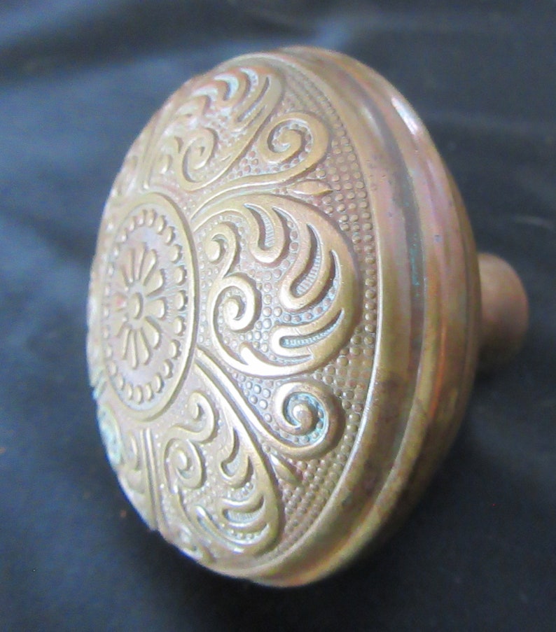 CAIRO, Vernacular 6-fold Cast Bronze Passagway Door Knob. Manufactured ...