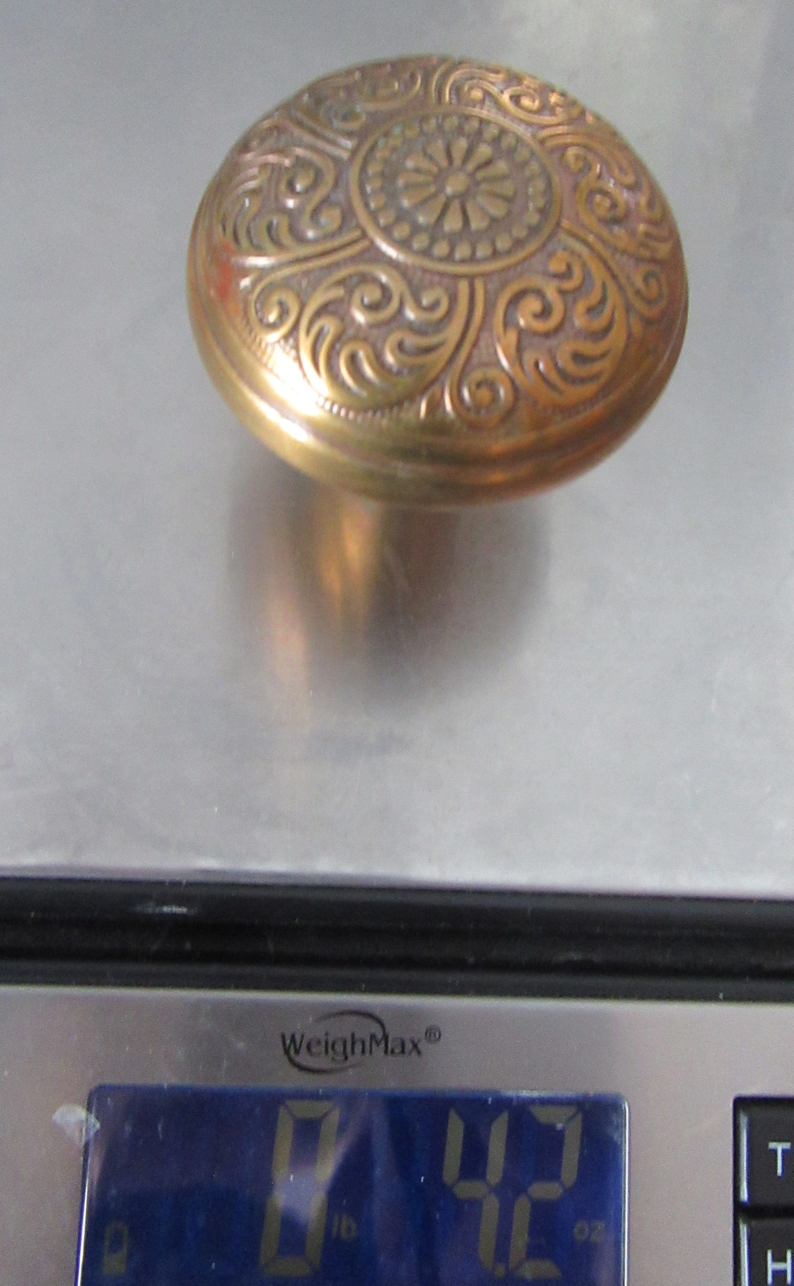 CAIRO, Vernacular 6-fold Cast Bronze Passagway Door Knob. Manufactured ...