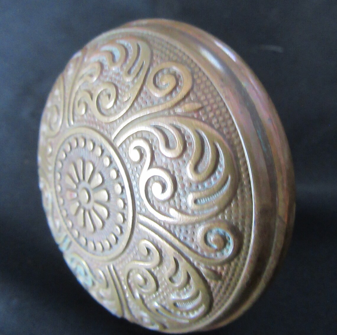 CAIRO, Vernacular 6-fold Cast Bronze Passagway Door Knob. Manufactured ...