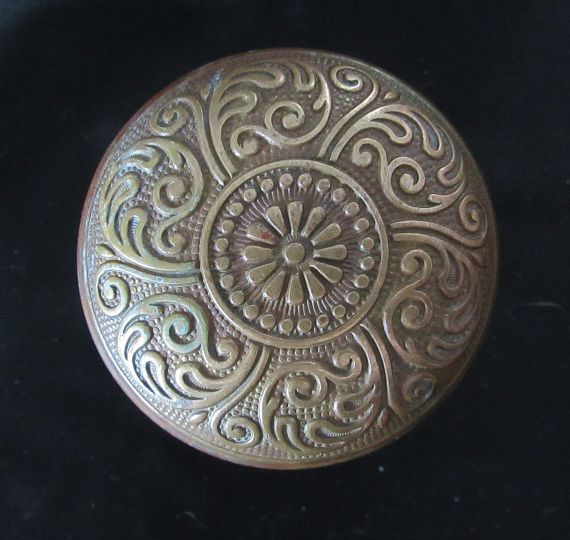 CAIRO, Vernacular 6-fold Cast Bronze Passagway Door Knob. Manufactured ...