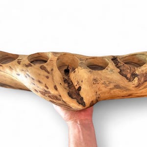 Tree Root Wooden Candleholder - Etsy