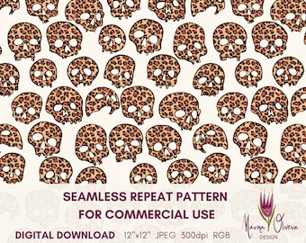 Cheetah Print Repeat Pattern - Etsy