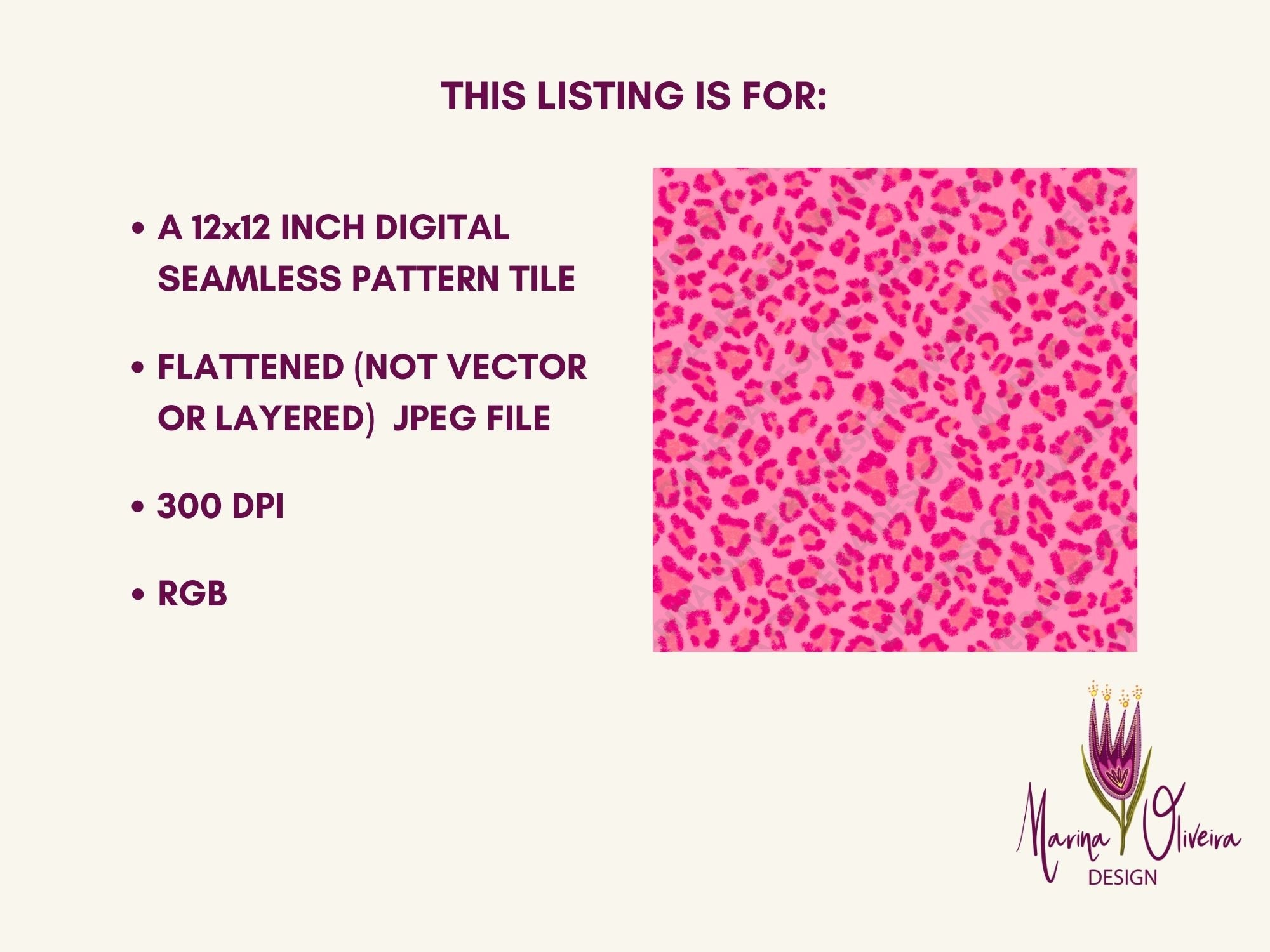 Pink Cheetah Pattern, Skecthy Animal Print Seamless Pattern for Fabric ...