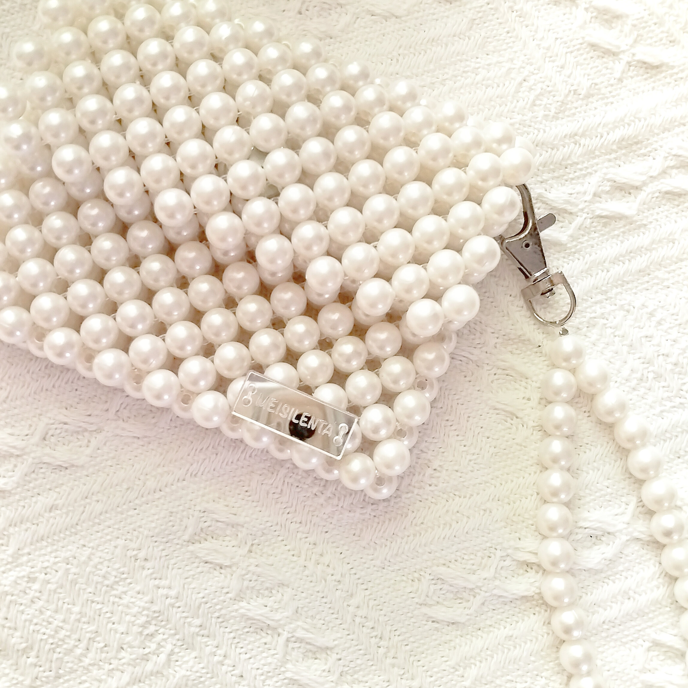 Pearl Purse Beaded Wallet Card Holder Mini Small for Women - Etsy