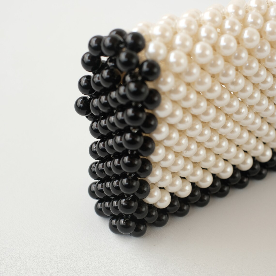 Handmade Beaded Card Holder: Pearl Mini Wallet - Etsy