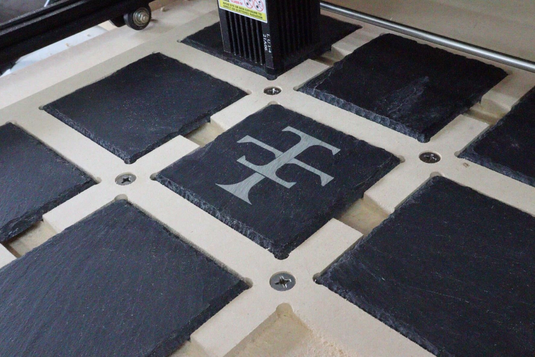 Coaster Engraving Jig, 4 Inch, Square, Digital File - Etsy