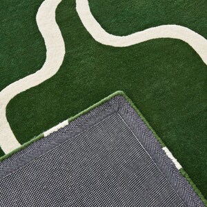 Sophie Modern Hand Tufted Area Rug for Living Room , Bedroom Hallway ...