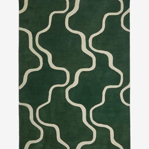 Sophie Modern Hand Tufted Area Rug for Living Room , Bedroom Hallway ...