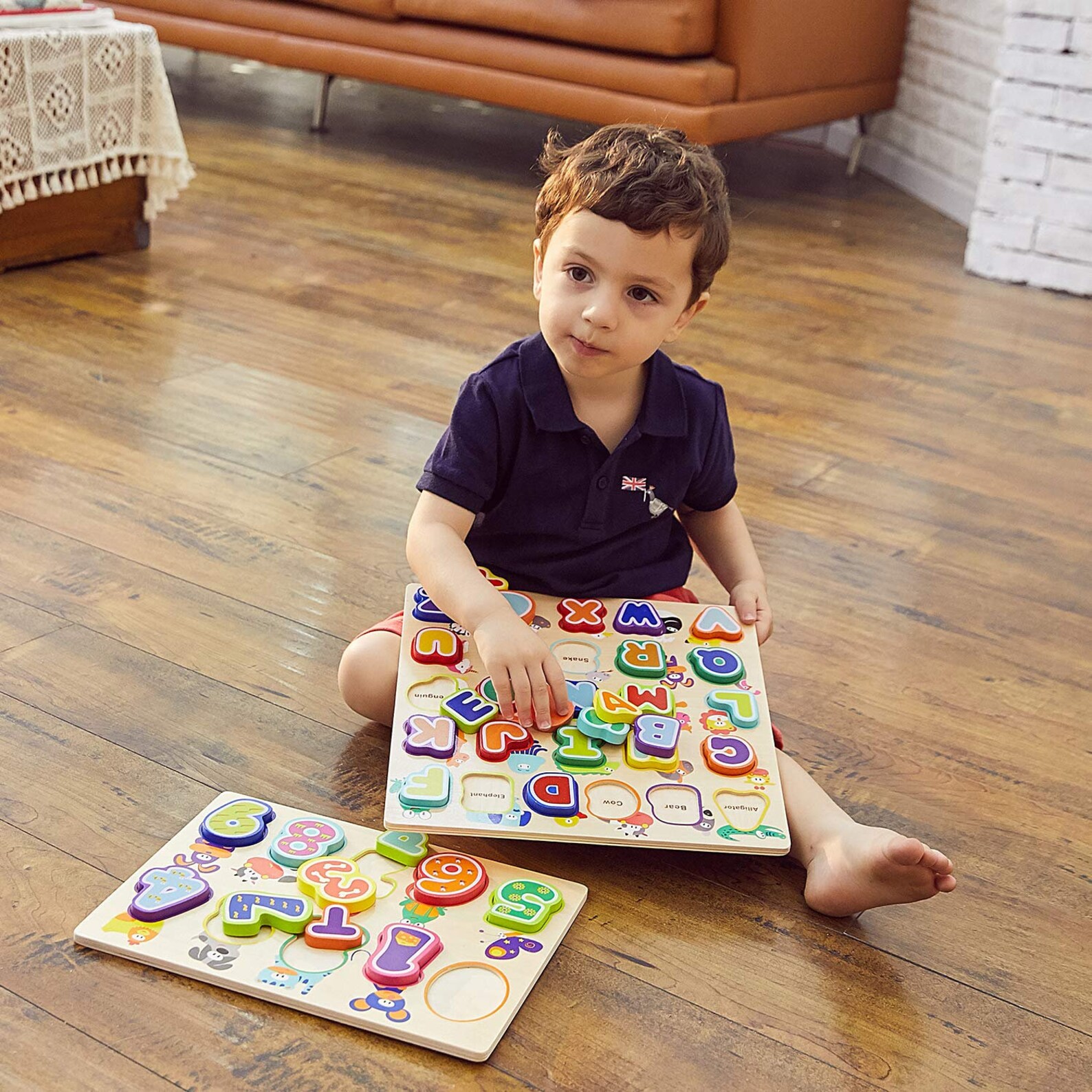 Alphabet & Numbers Toy Puzzle - Etsy Denmark