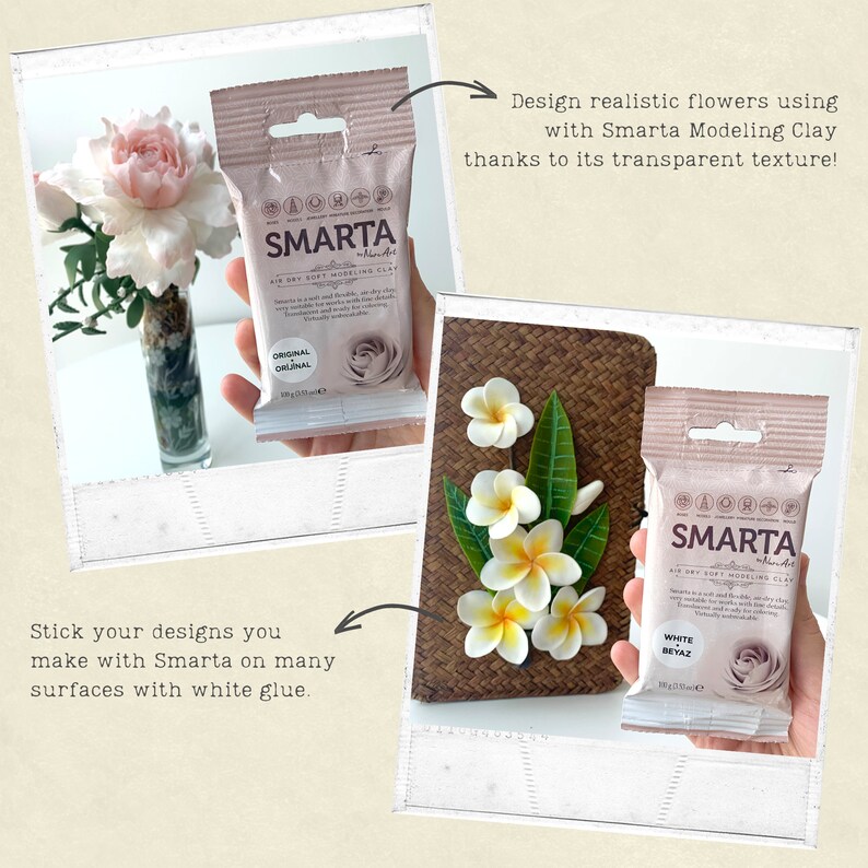 Smarta Air Dry Soft Modeling Clay 100g | Etsy