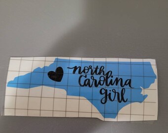 Carolina Girl Sticker - Etsy