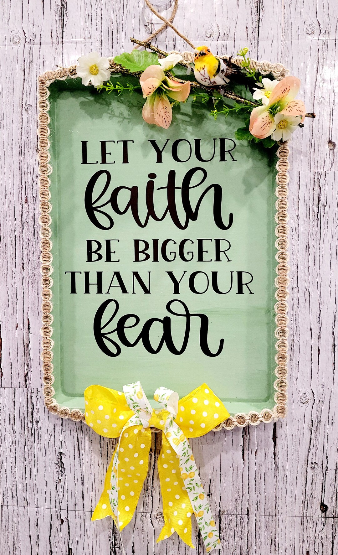 Christian Quote, Inspirational Quote, Christian Home Decor, Altar Decor ...