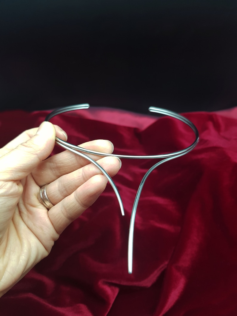 Metal Choker Torgue Collar Necklace Open Cuff Choker Gift - Etsy