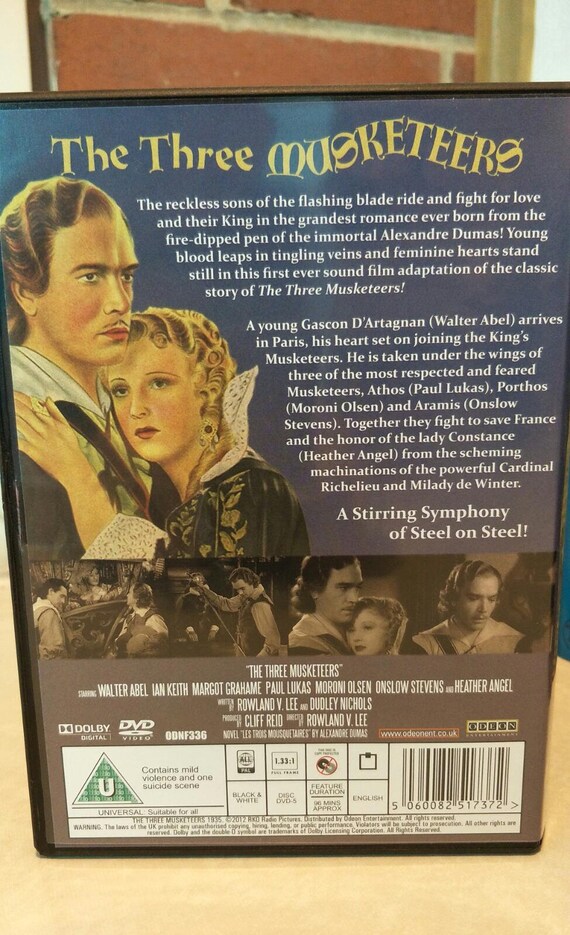 The Three Musketeers 1993 Dvd