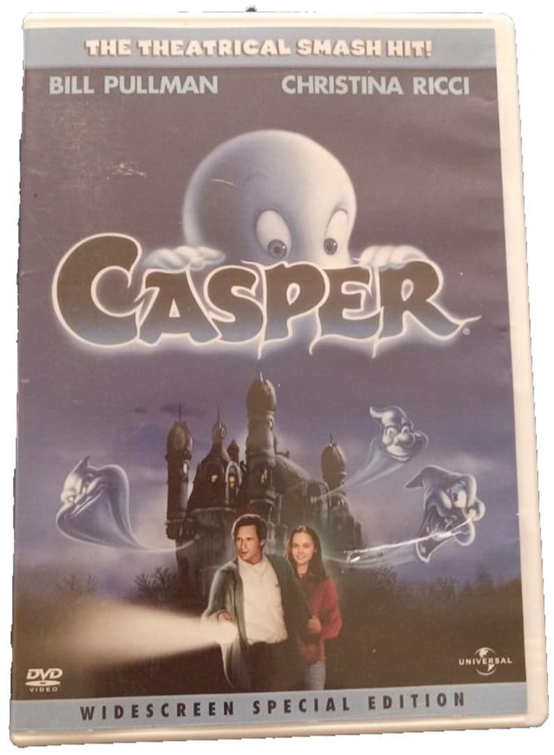 Casper (DVD, 1995) Vintage Family Movie - Etsy