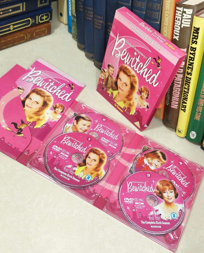 Bewitched - Series 6 - Complete (box Set 4 Discs, 1969) DVD Christmas ...