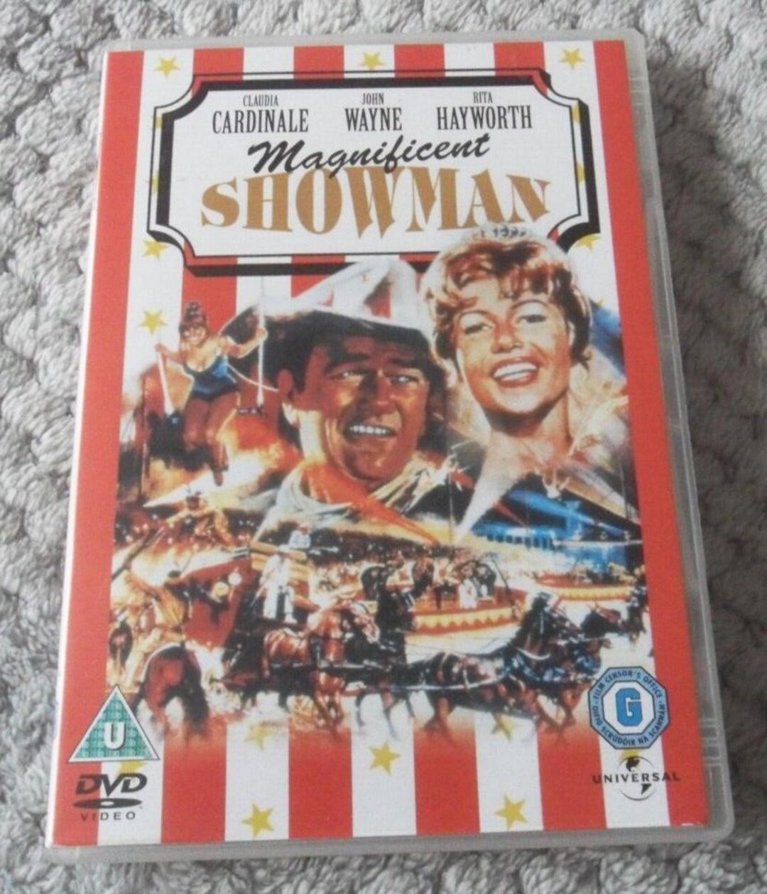 Magnificent Showman PAL R2&4 DVD John Wayne , Claudia Cardinale - Etsy