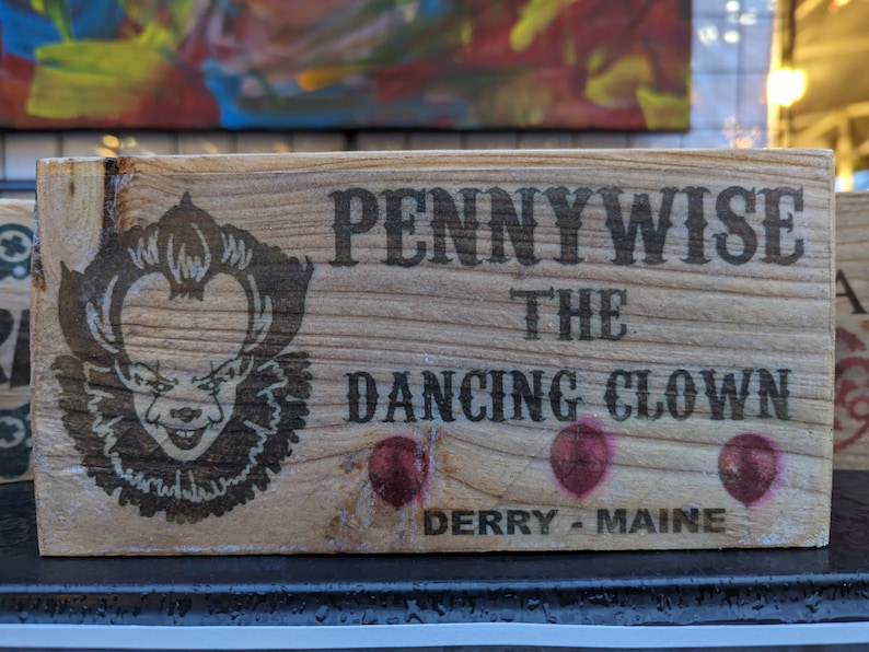 Pennywise Reclaimed Wooden Sign - Etsy