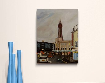 Blackpool Painting - Etsy
