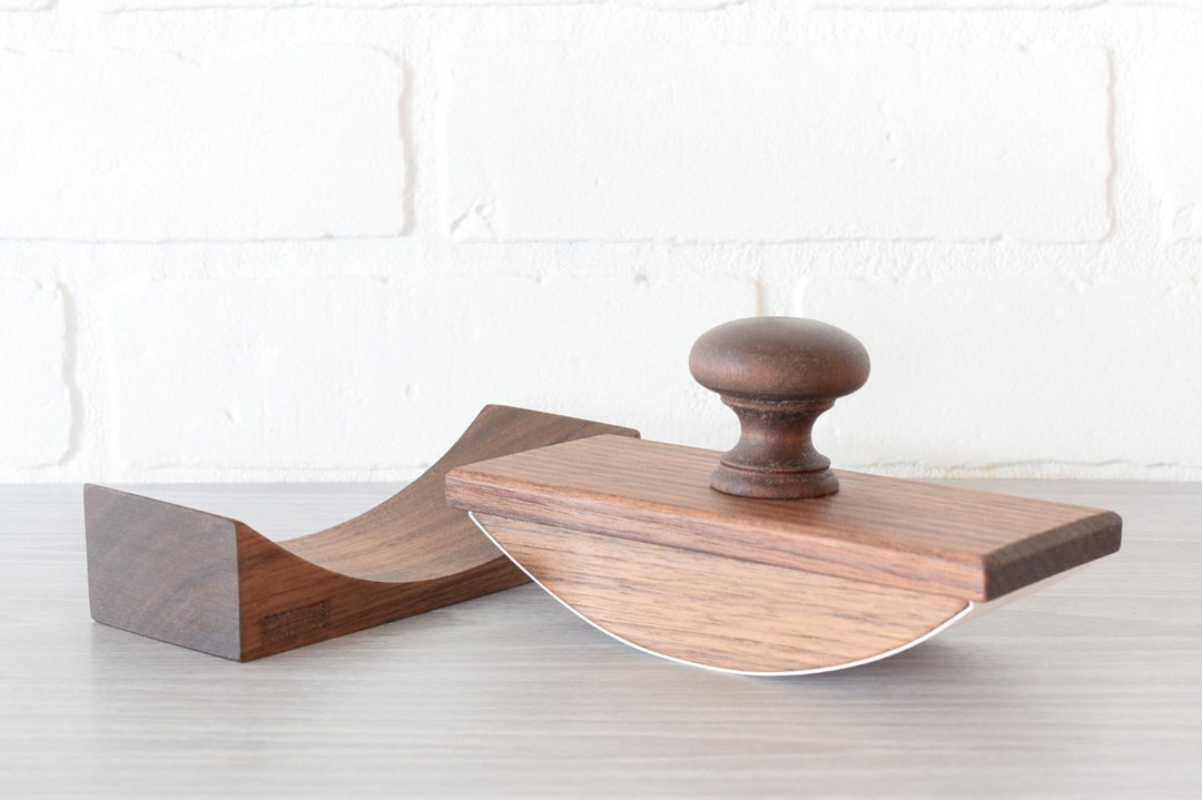 Deluxe Walnut Rocker Blotter: the Vintage Style Ink Blotter With a ...