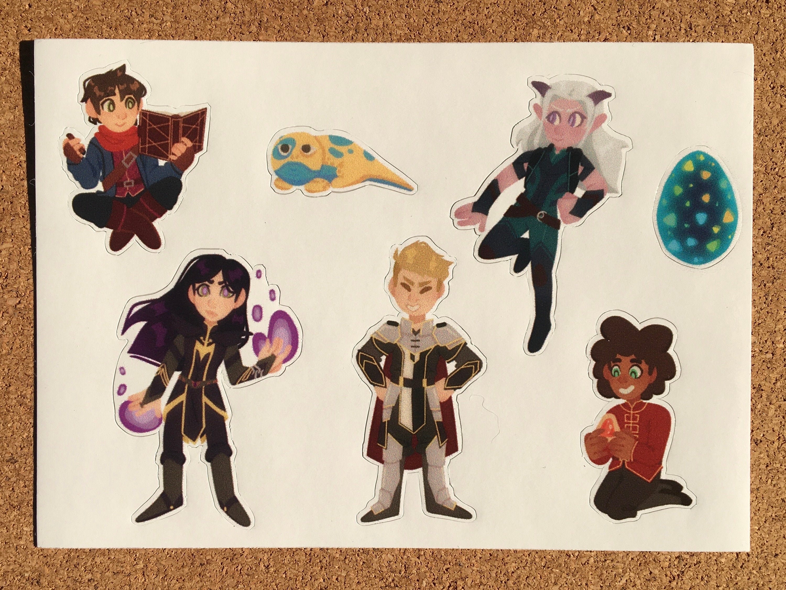 The Dragon Prince Sticker Sheet - Etsy