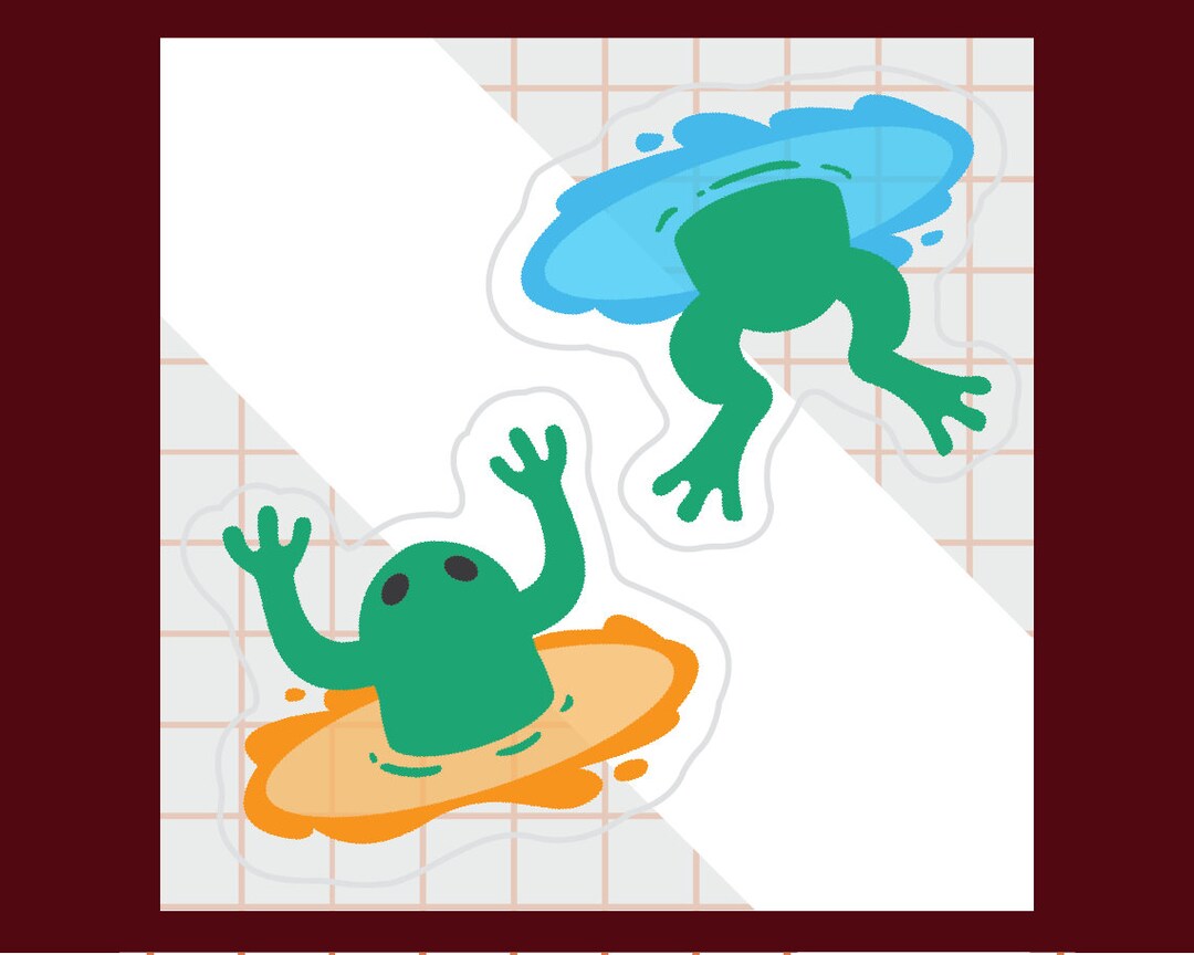 Transparent Portal Frog Sticker Set!!! - Etsy
