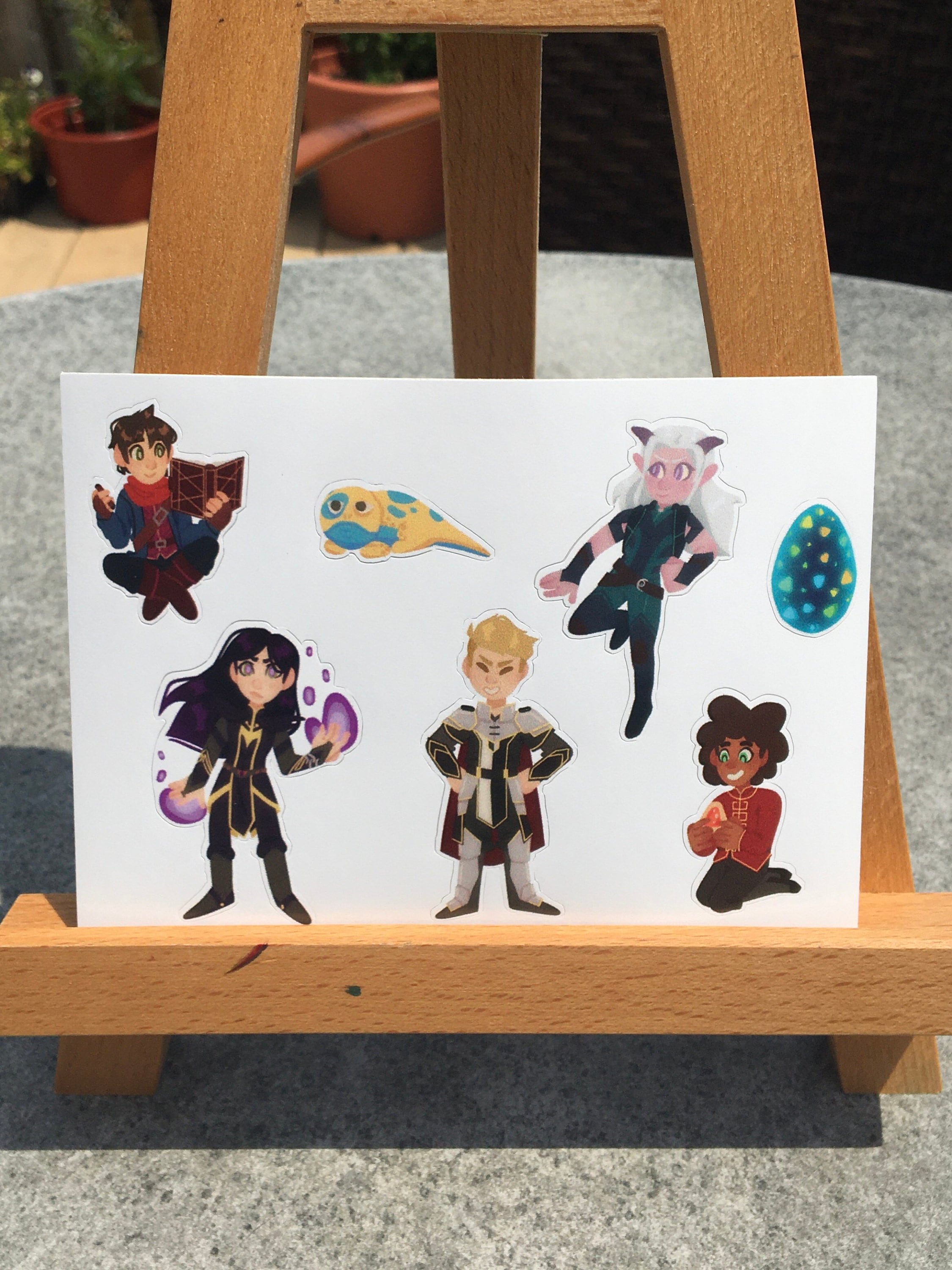 The Dragon Prince Sticker Sheet - Etsy