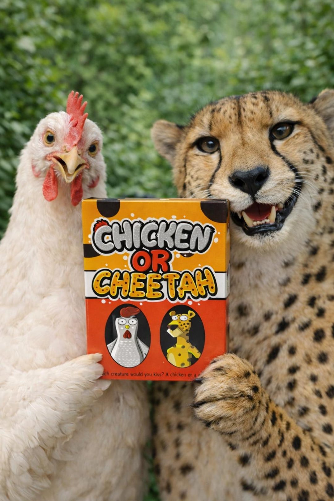 Chicken or Cheetah Game: Family Game Night - Etsy