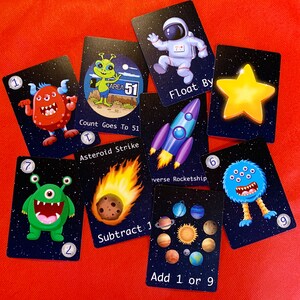 Alien8 A Mathematical Game of Alien Addition and Space - Etsy
