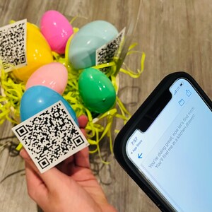 Easter Scavenger Hunt for Teens, QR Code Clues, Children Easter Game ...