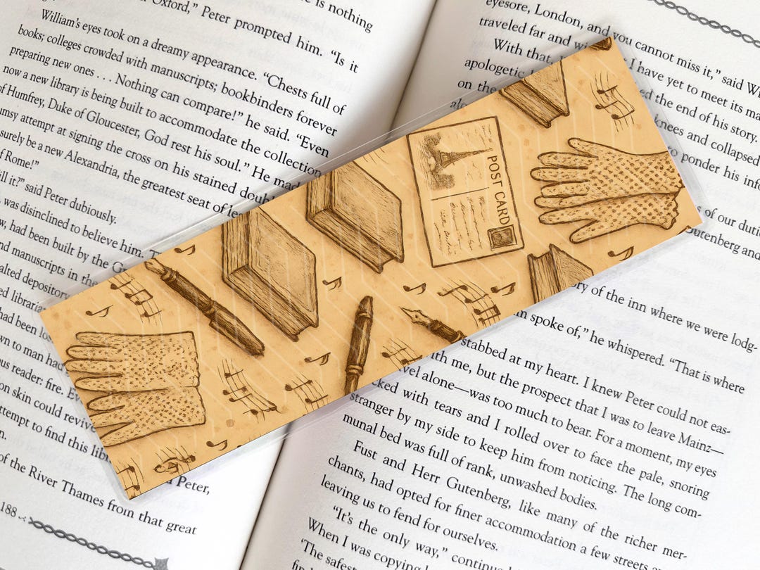 Vintage Pattern Laminated Bookmark for Readers, Cute Handmade Book Mark ...