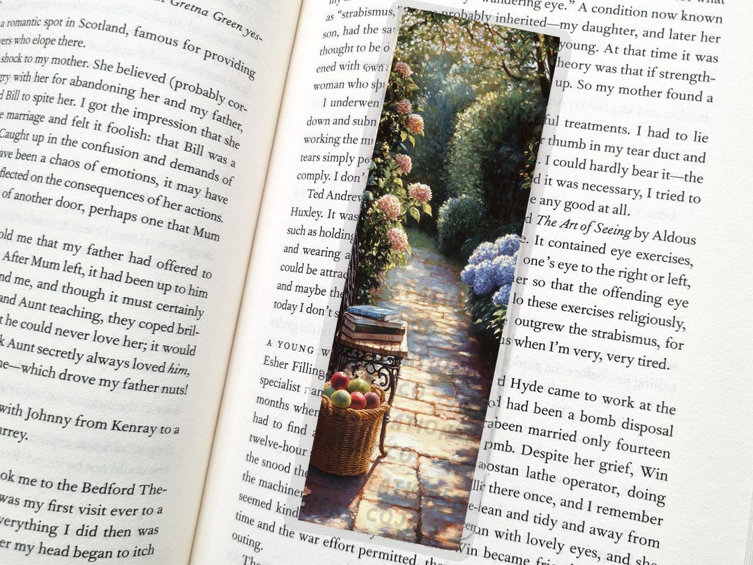 Cottagecore Garden Spring Bookmarks, Cute Flower Bookmarks for Readers ...