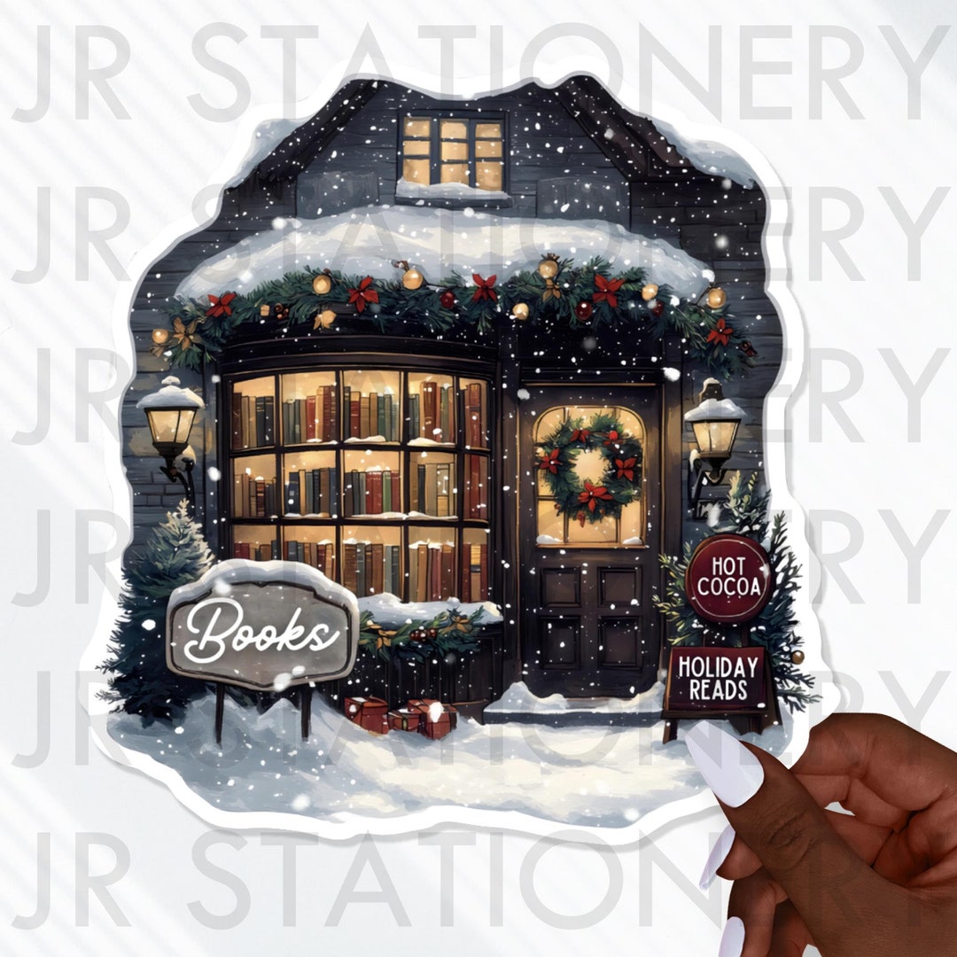 Bookshop Sticker, Bookshelf Sticker, Book Sticker, Bookstore Sticker ...