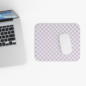 Retro Checkered Mousepad, Aesthetic Mouse Pad, Groovy Desk Met ...