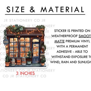 Bookshop Sticker, Bookshelf Sticker, Book Sticker, Bookstore Sticker ...