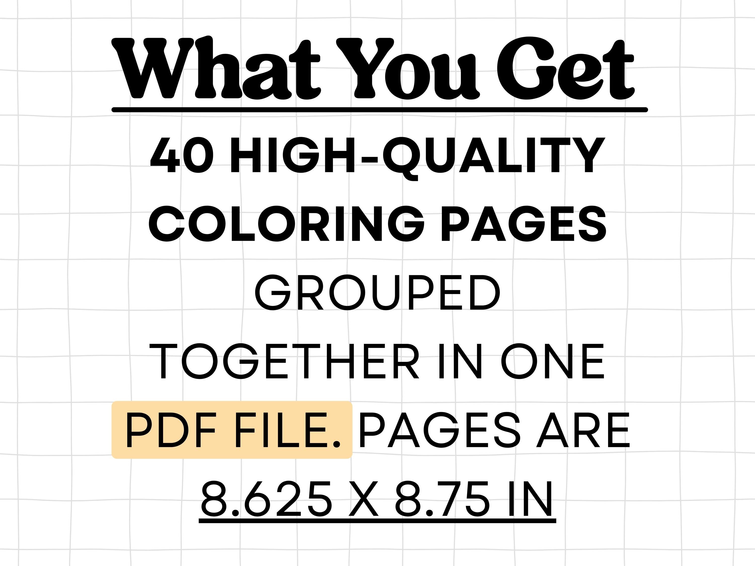 Color Me Filthy Bookish Smut Coloring Pages, Bold Line Art Adult ...