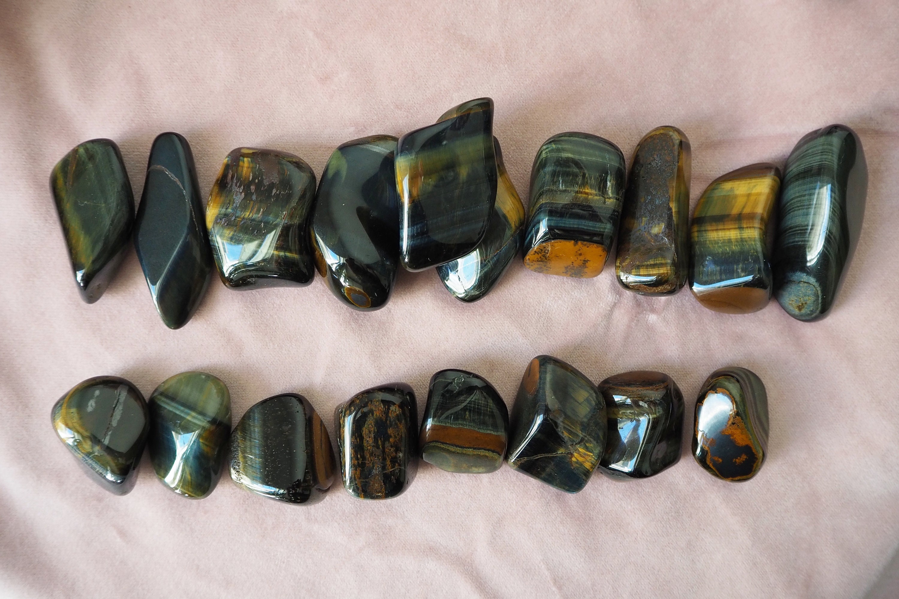 Tiger's Eye Tiger's Eye Tumbled Stone the Stone of - Etsy