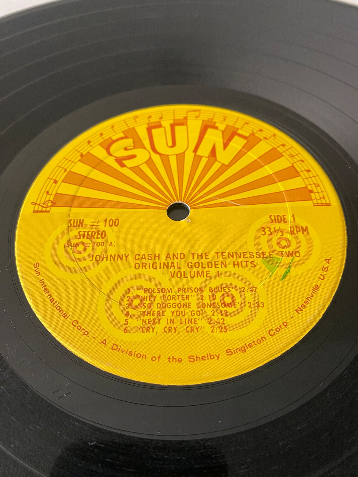 Johnny Cash and the Tennessee Two - 1969 Vinyl LP - Etsy
