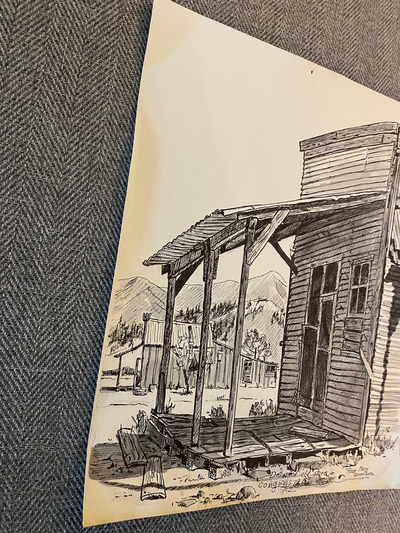 Rose Mary Goodson 1980s Sketch - Etsy