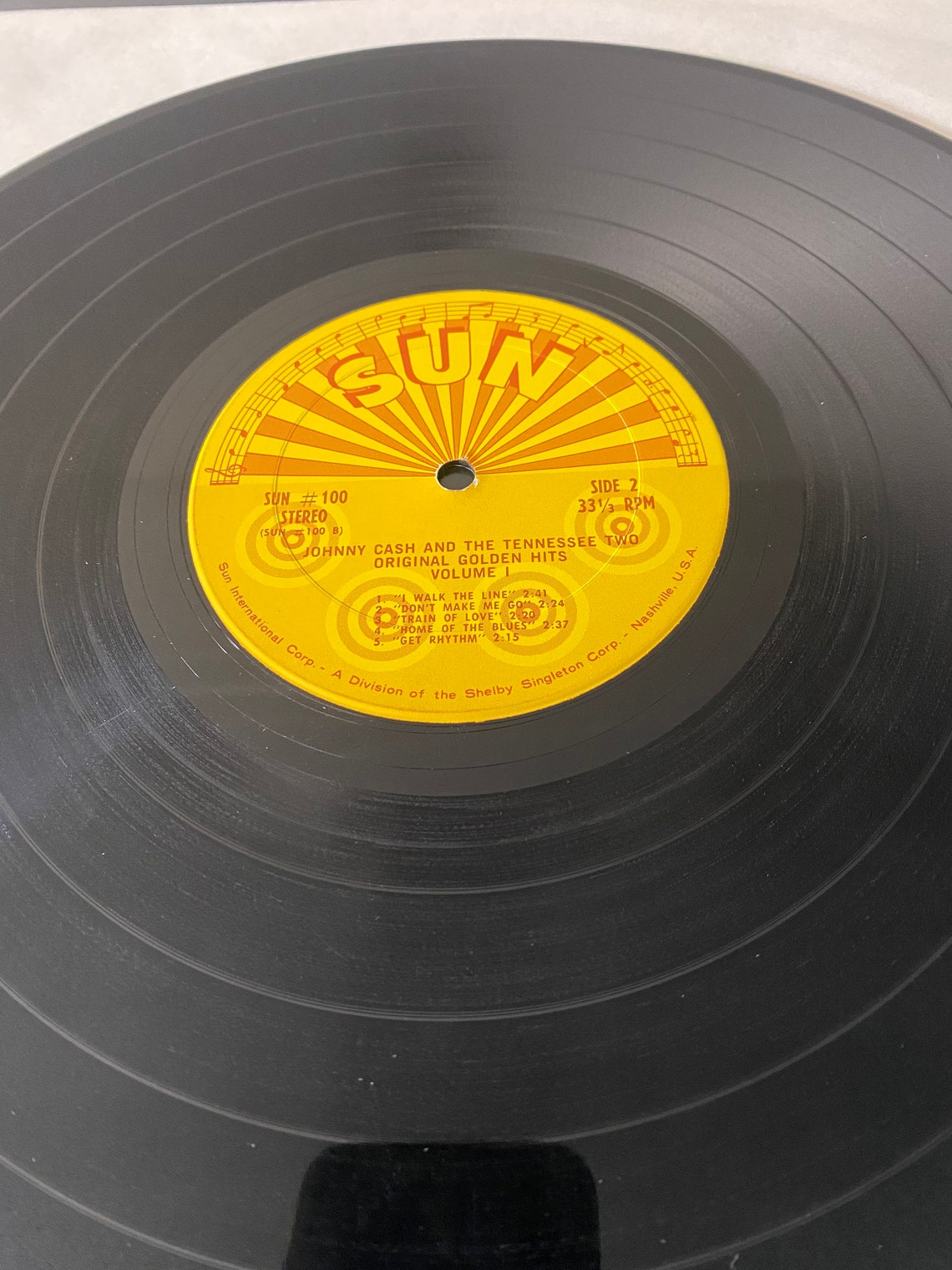 Johnny Cash and the Tennessee Two - 1969 Vinyl LP - Etsy