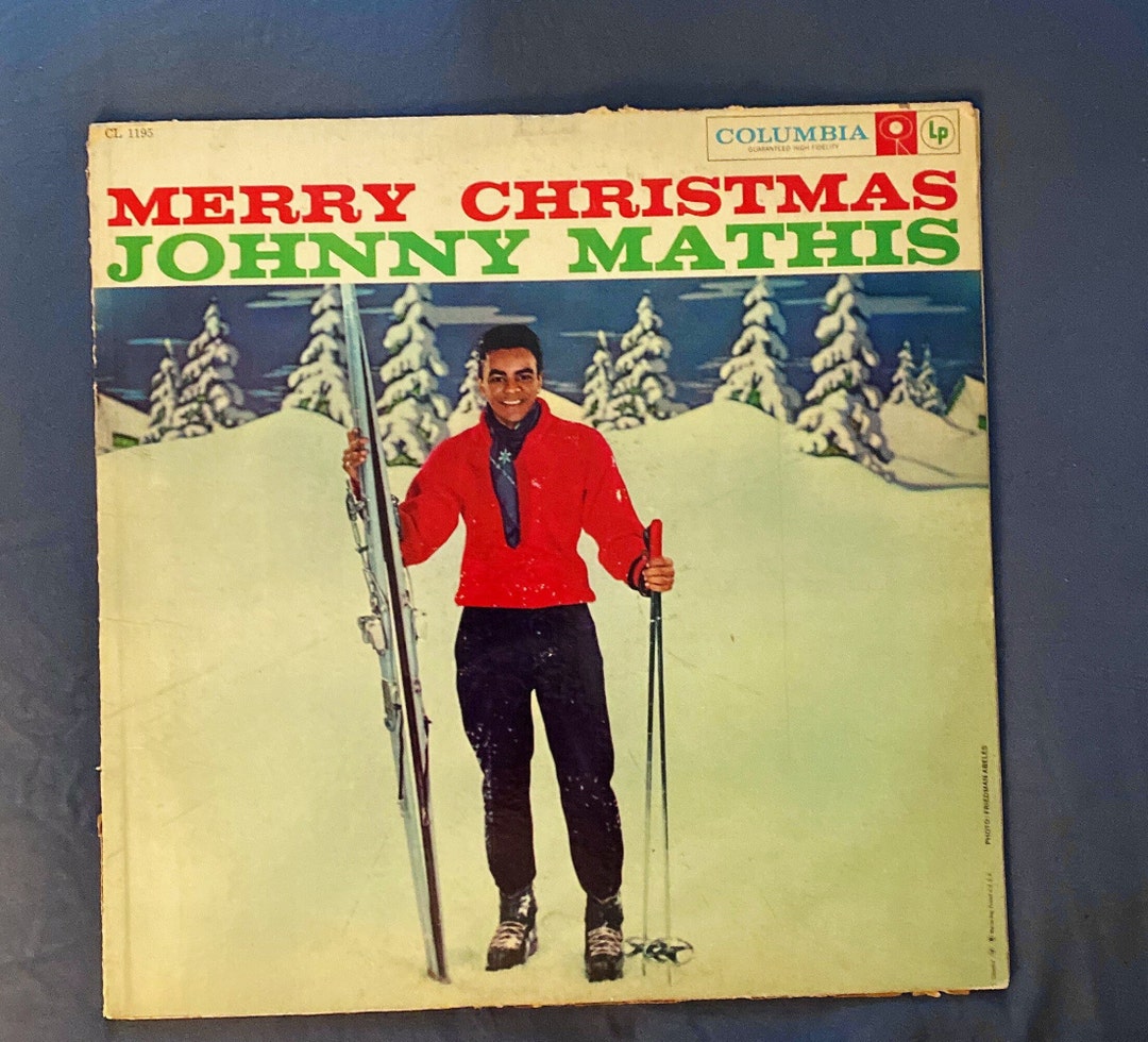 Merry Christmas - Johnny Mathis 1958 Vintage Vinyl LP - Etsy