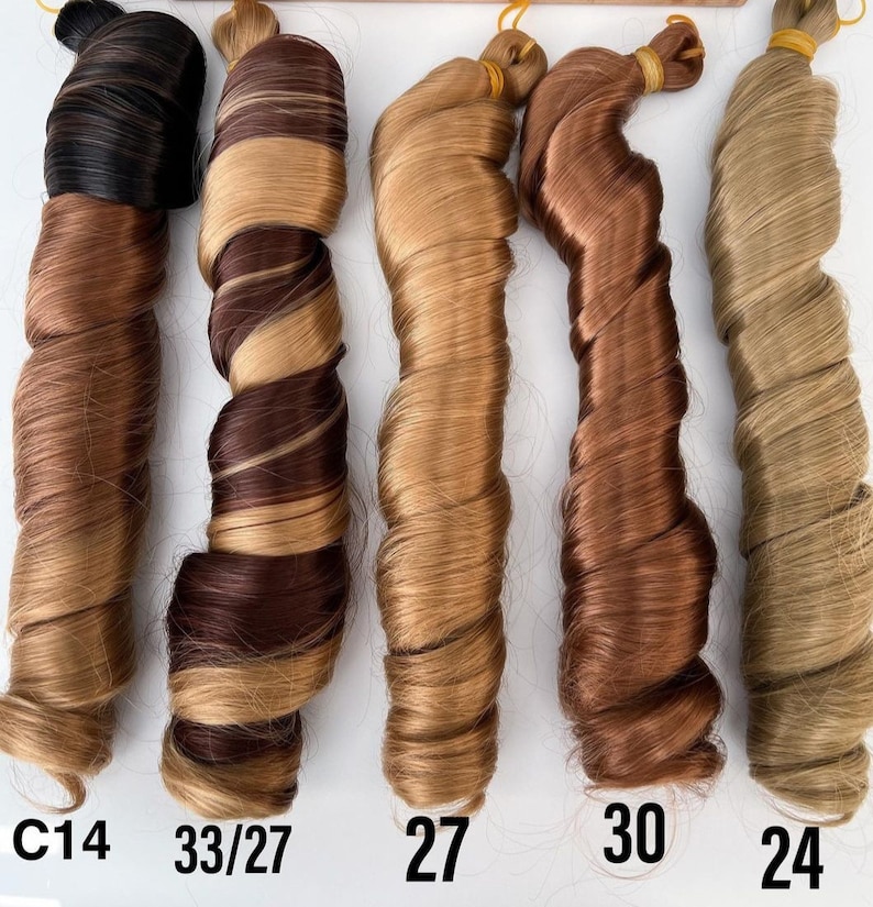 1B French Curly Braiding Hair 22 Inch Silk Wave Braiding Hair Pre ...