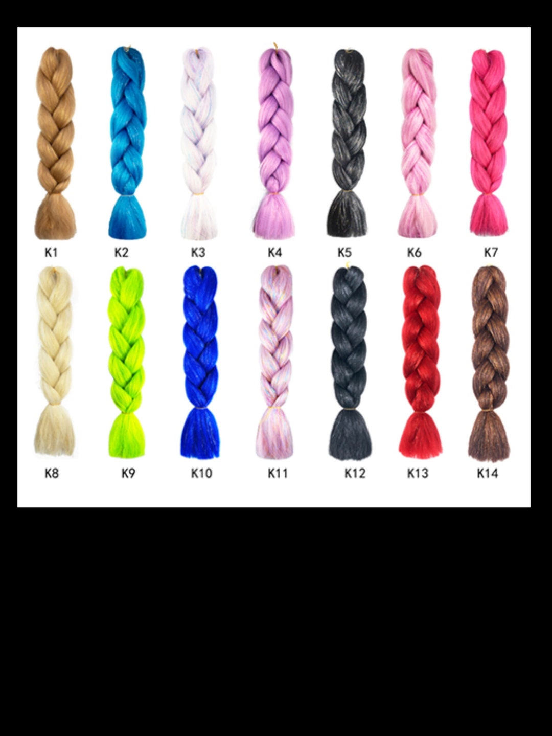 24" Jumbo Ombre Braid Hair Extensions - Deep Blue K10 - Etsy