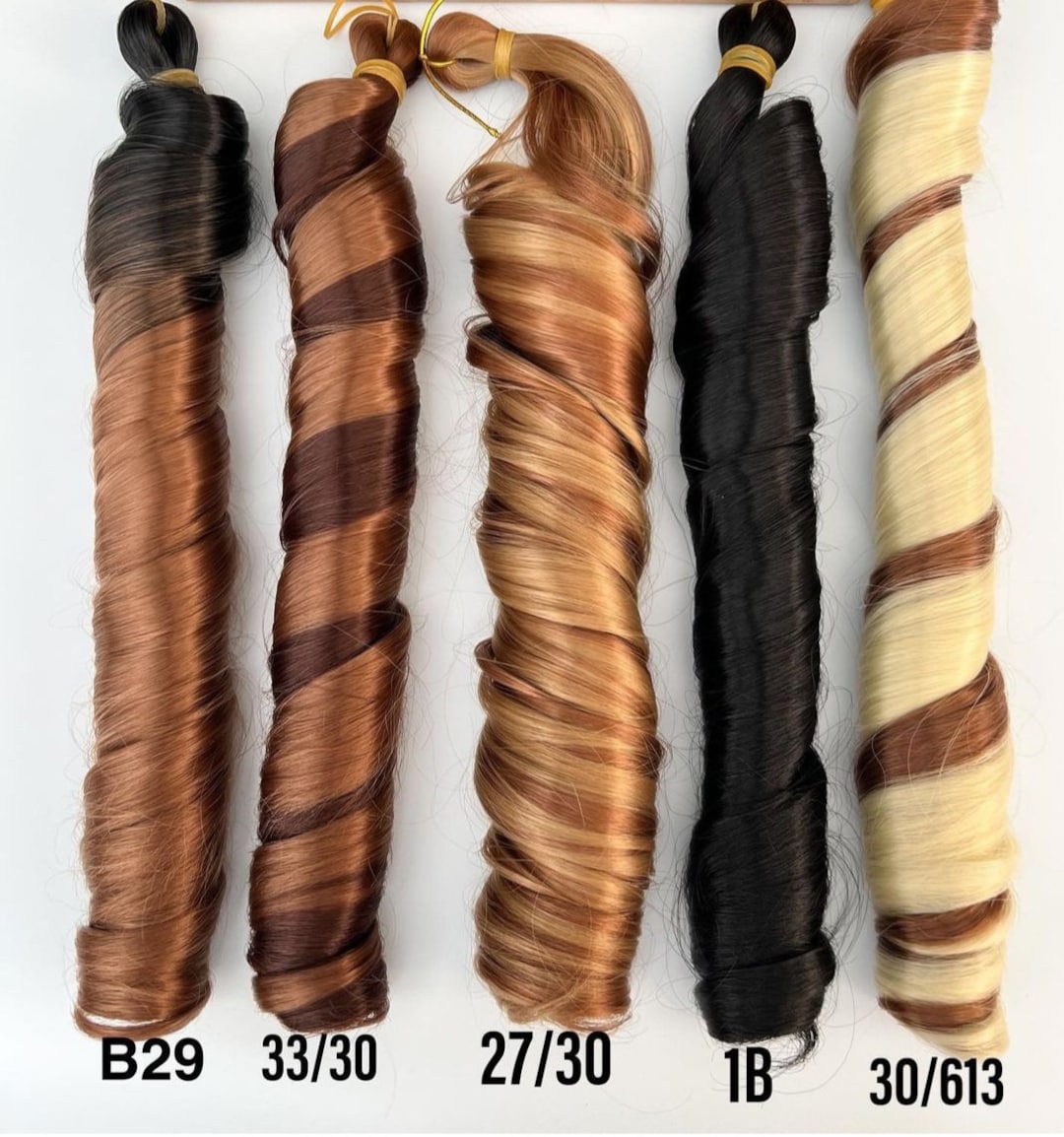24 Inch French Curl Braiding Hair, Silk Wave Synthetic Extensions - Etsy