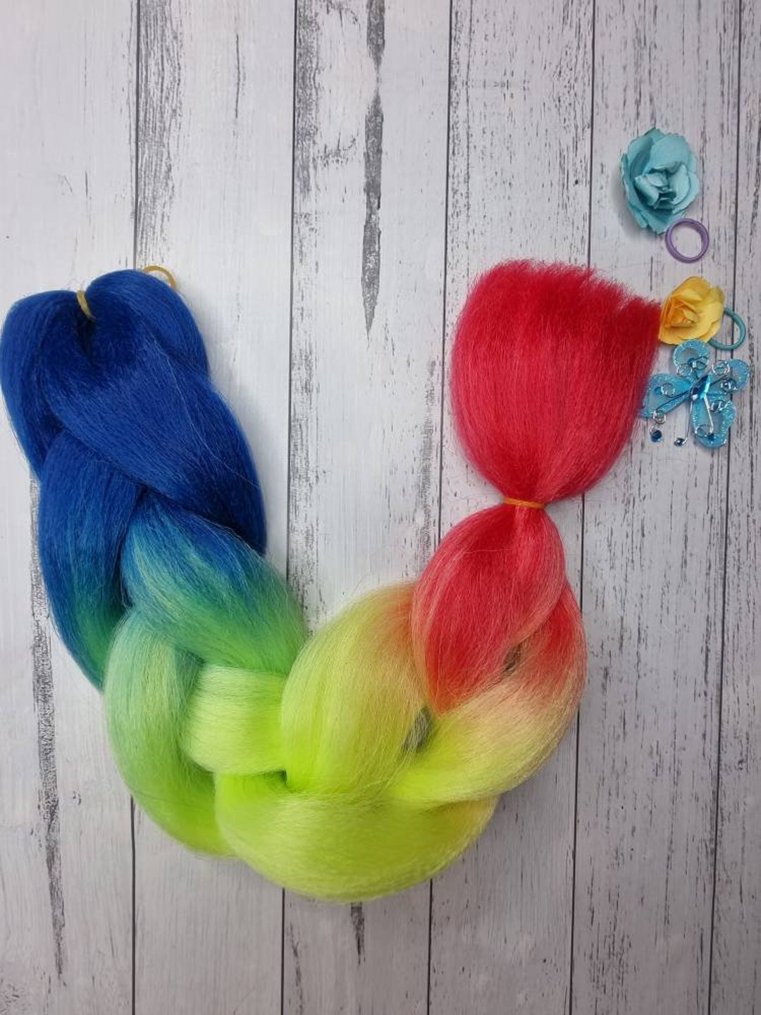 3 Tone Ombre Hair Jumbo Braids 100g 24inches Boxbraids Dreadlocks - Etsy