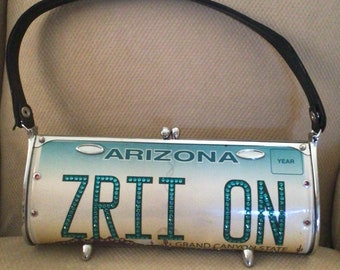 Little Earth License Plate Purse | Etsy