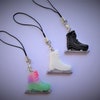 3 Pcs. Ice Skating Shoe Keychain for an Ice Skate Fan / Figure Skating ...
