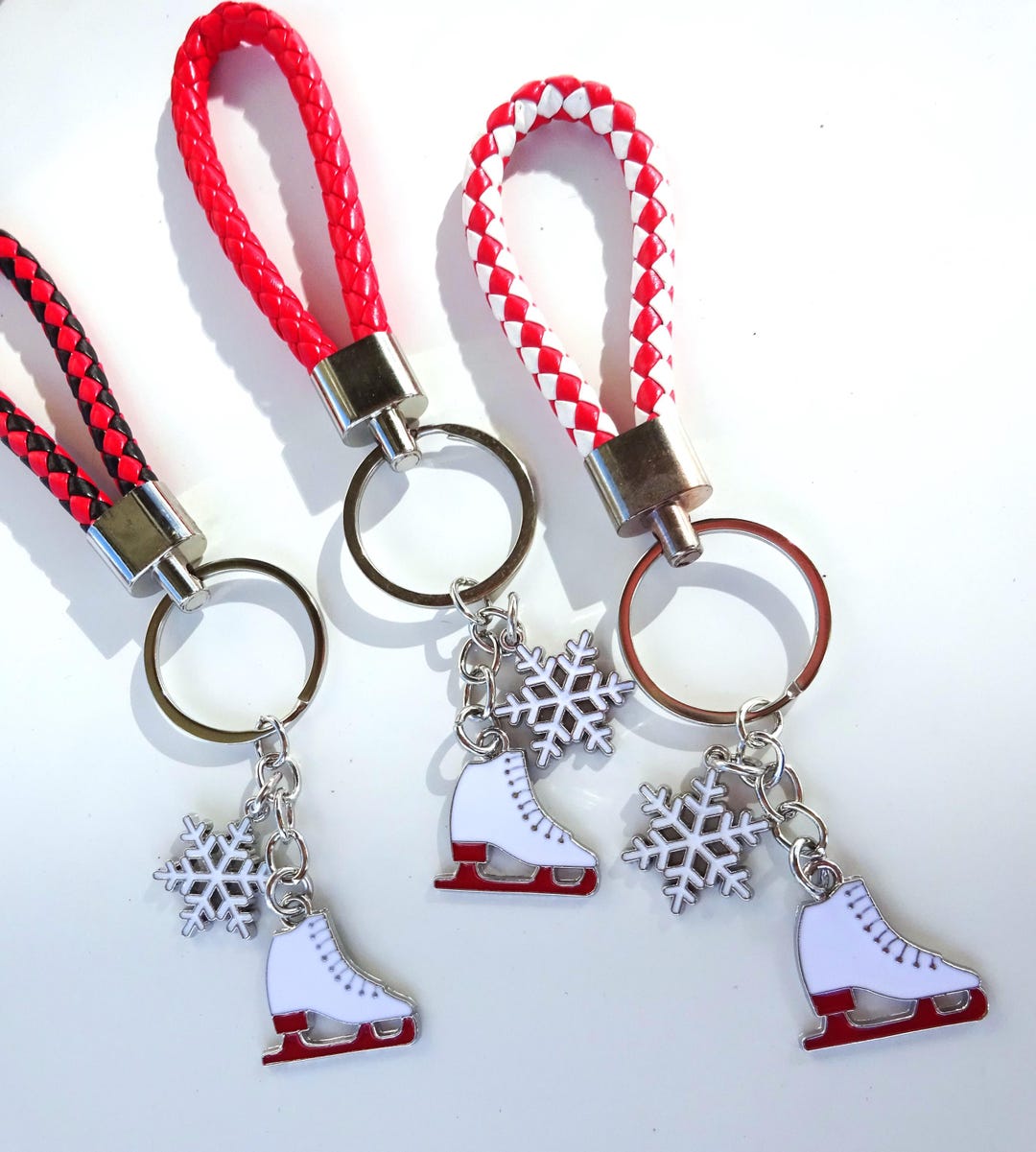 Ice Skate - Skater Keyring / Sports Bag Tag for a Skating Fan / Figure ...