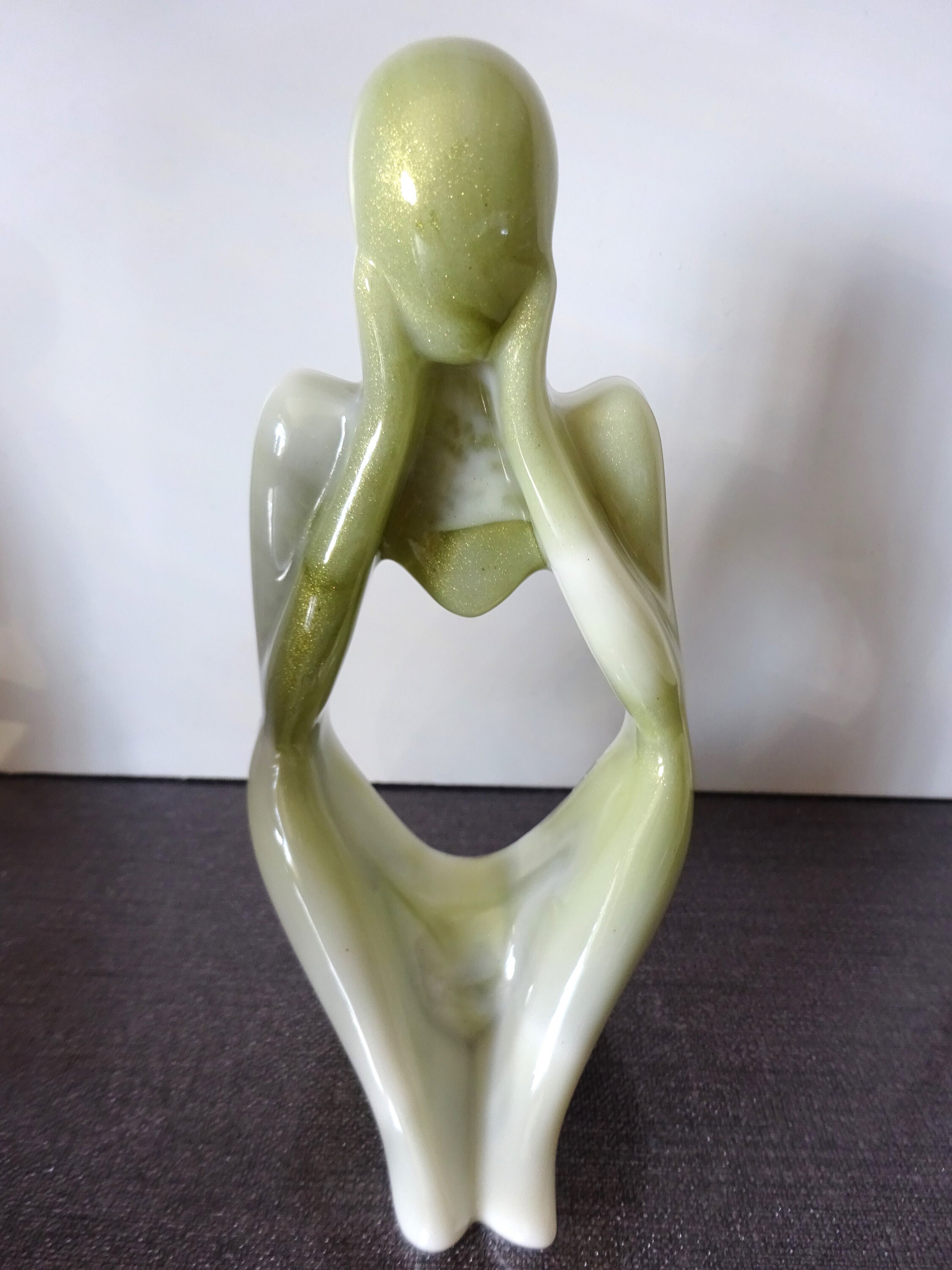 Thinker Statue Set 3 Pcs. Minimalist Art Decorative - Etsy